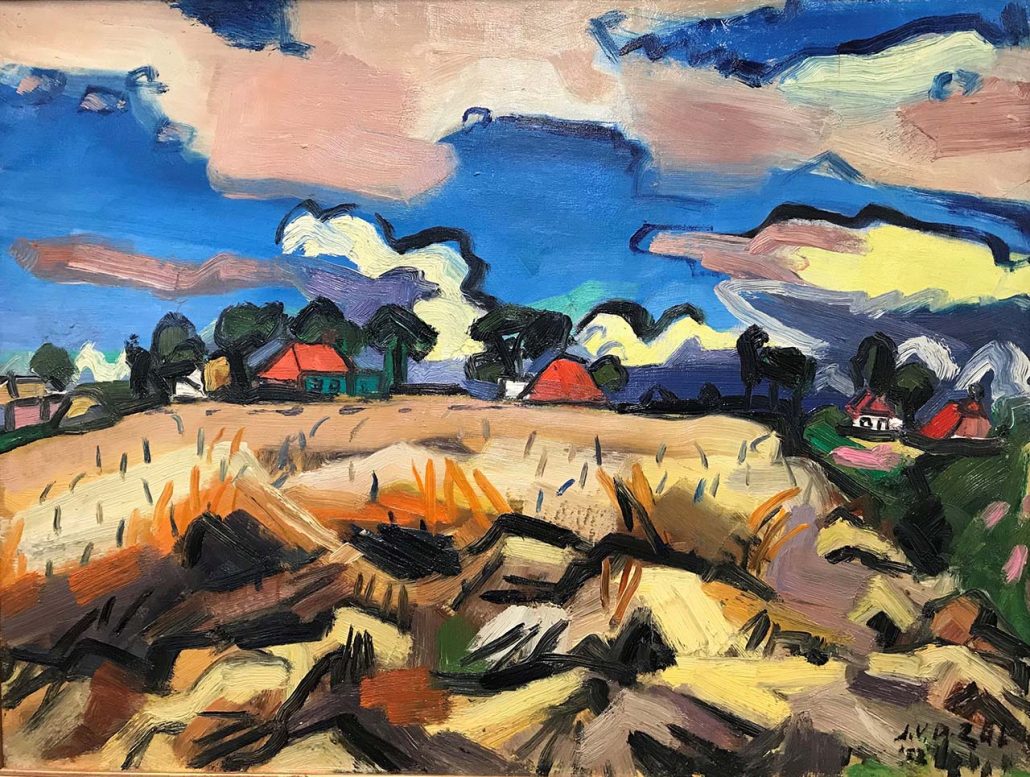 Jan van der Zee - Landschap bij Smilde | Galerie LYTS